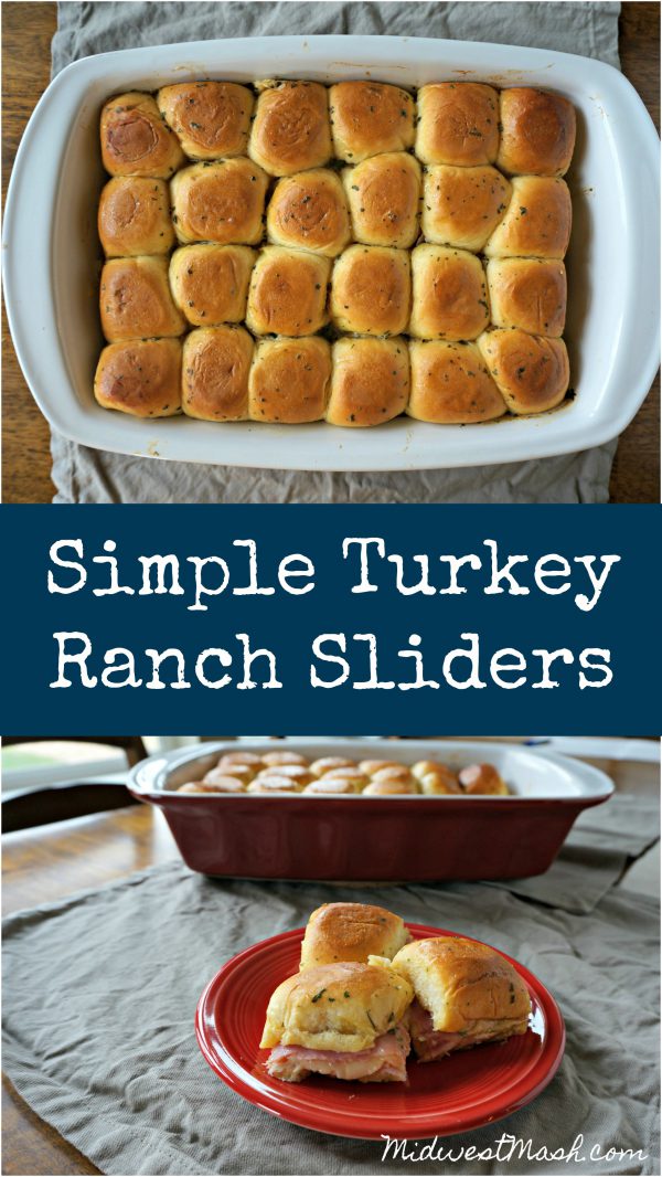 Simple Turkey Ranch Sliders | Midwest Mash