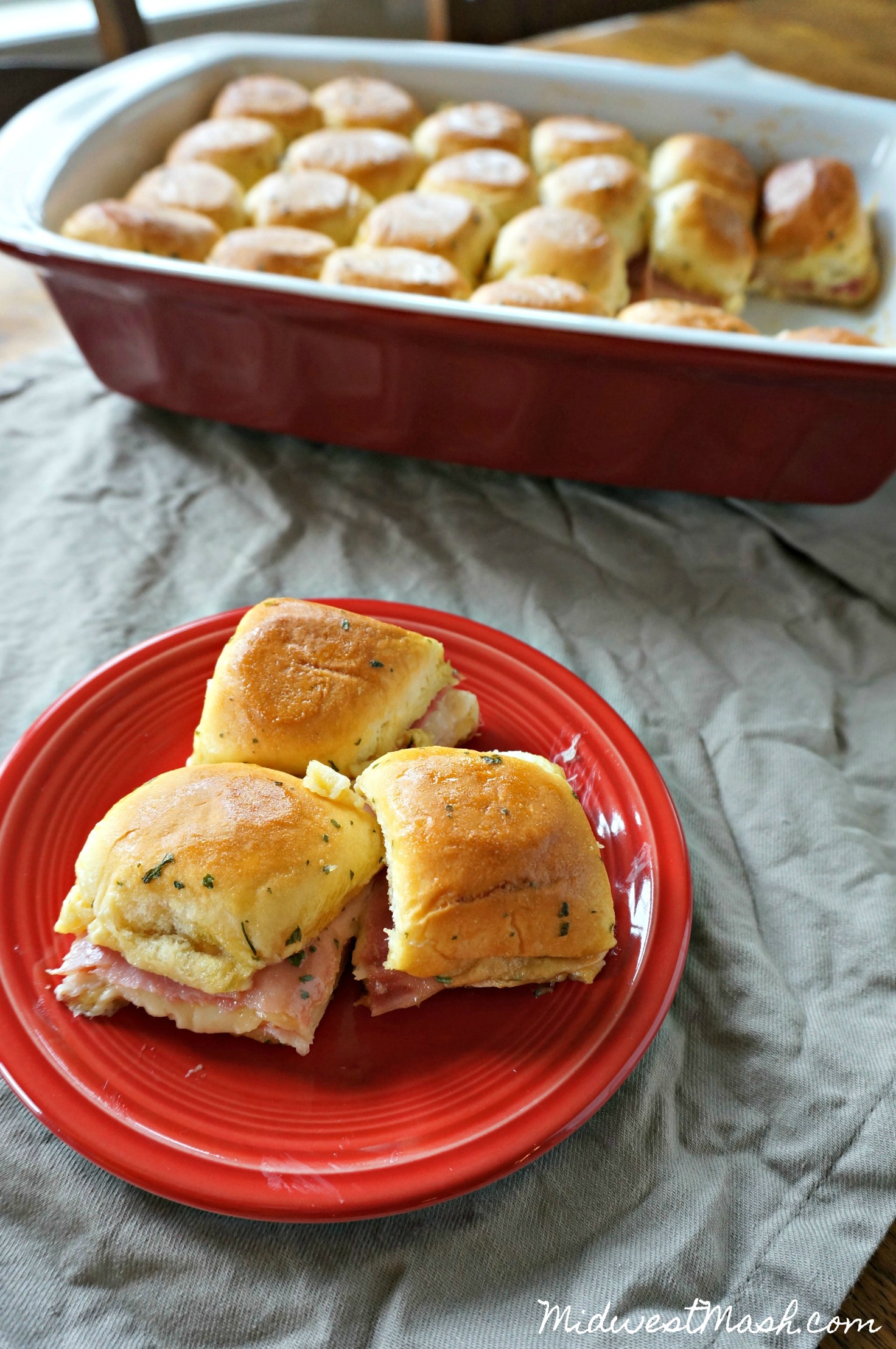 Simple Turkey Ranch Sliders | Midwest Mash