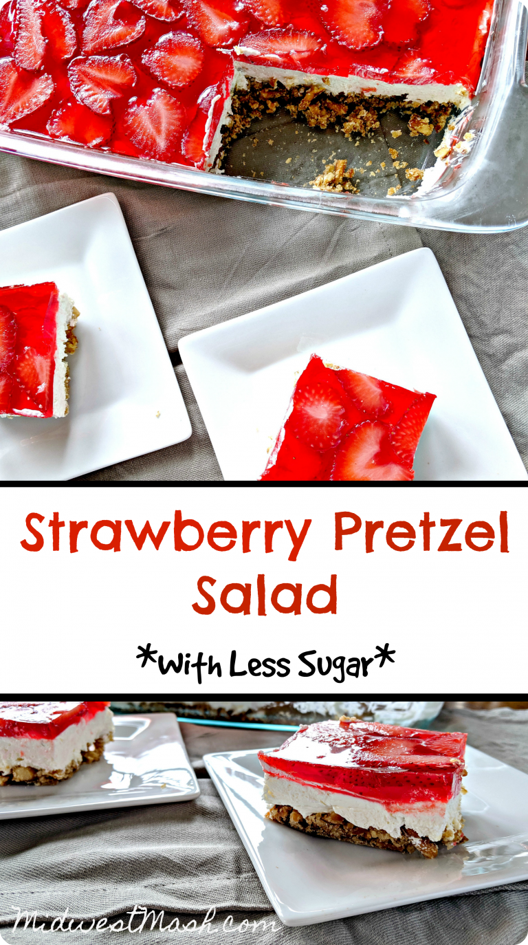Strawberry Pretzel Salad | Midwest Mash