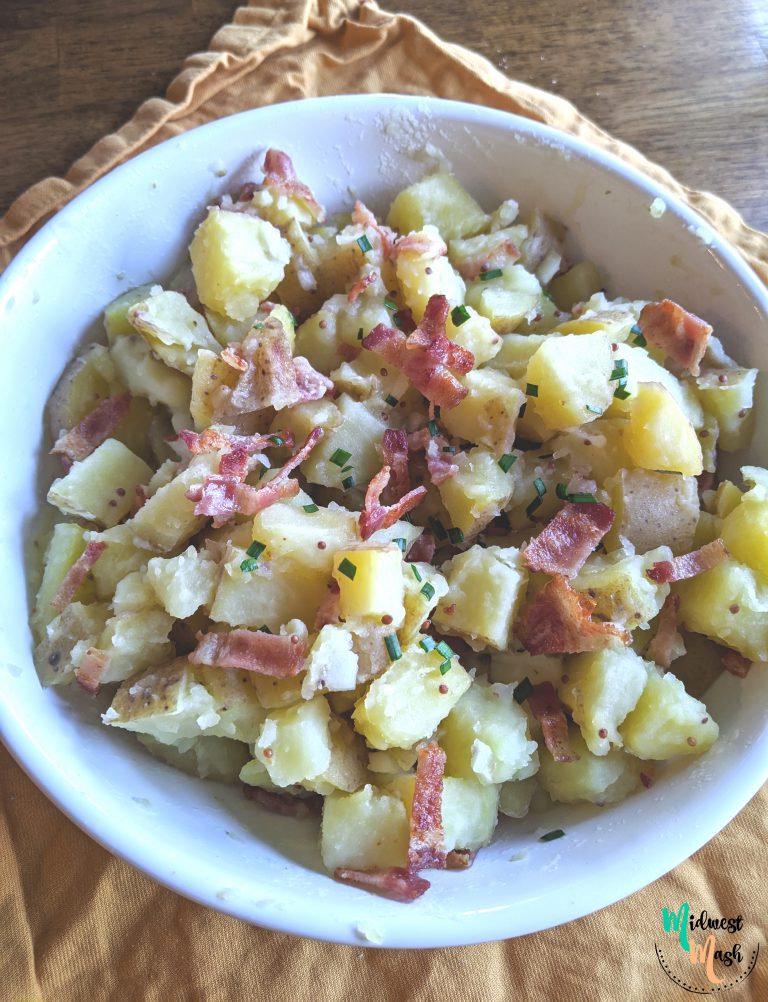 Warm German Potato Salad | Midwest Mash